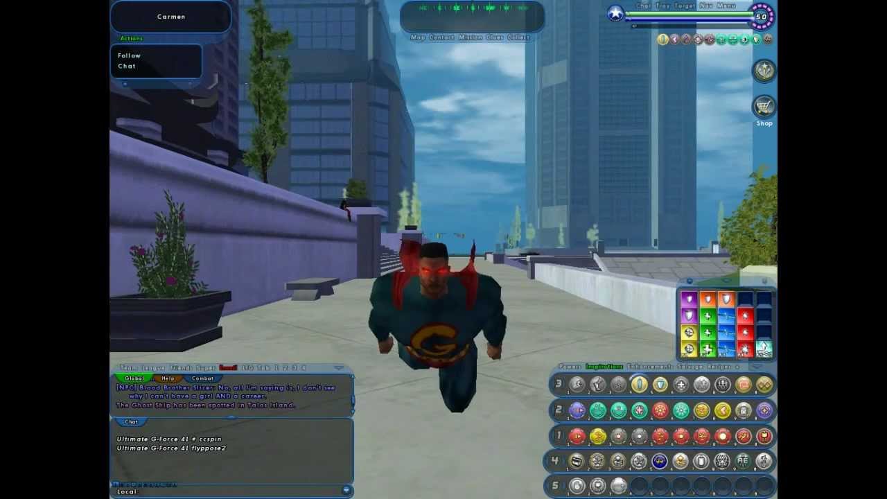 City of Heroes - Ultimate G-Force costume change - YouTube
