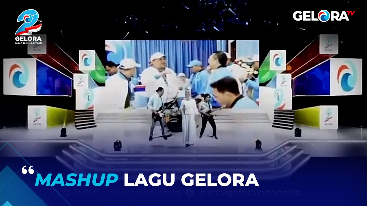 Mashup Lagu-lagu Gelora ~ Puncak Acara HUT 2 Partai Gelora Indonesia ...