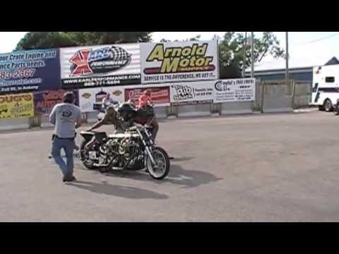 Vintage Double Engine Harley Drag Bike - YouTube