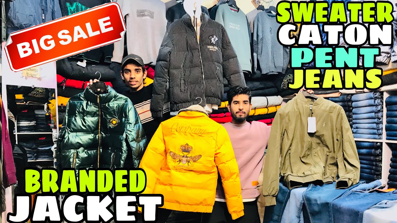Jacket Market Pakistan | Jackets Wholesale Market | Sweater Jeans Cotan ...