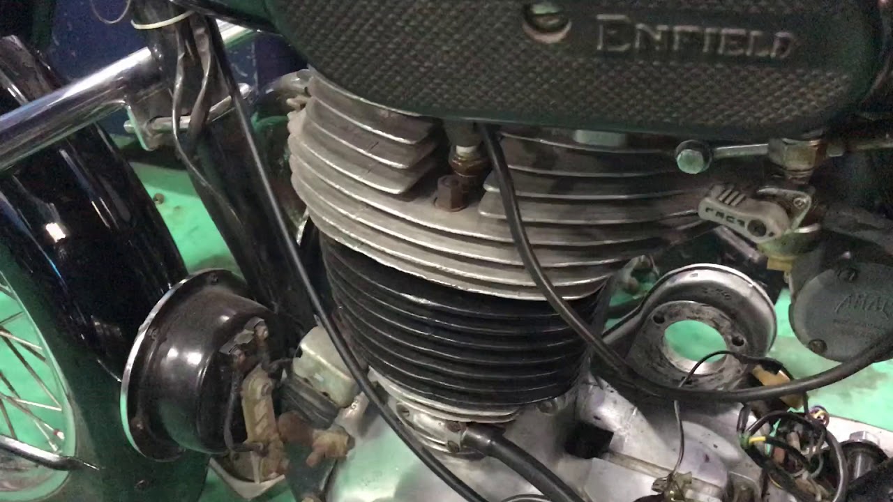 1959 Bullet getting ready to fix SR Magneto - YouTube