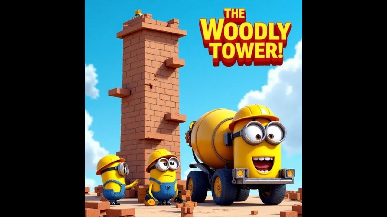 Minions & Betti the Mixer 🚧 | The Wobbly Tower & The Concrete Song! 🎶 ...
