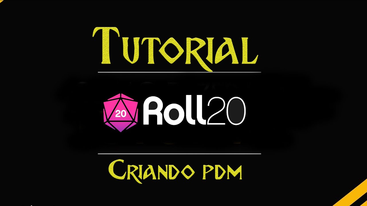 Tutorial Roll20 - Inserindo e configurando PDM - YouTube