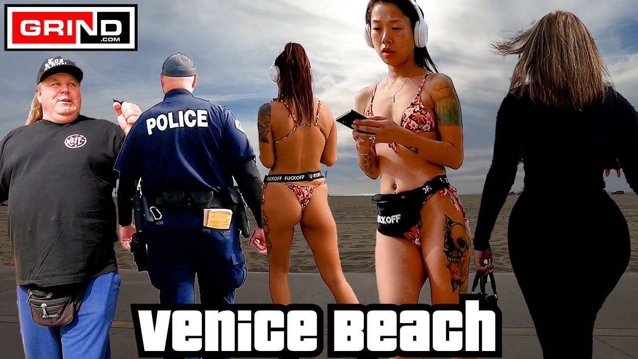 4k Santa Monica Beach Pier To Venice Beach Boardwalk Observational