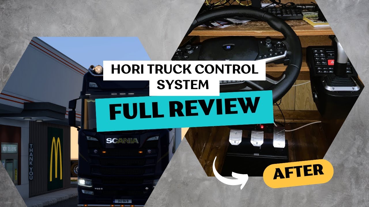 HORI Force Feedback Truck Control System | First Impression | Test ...