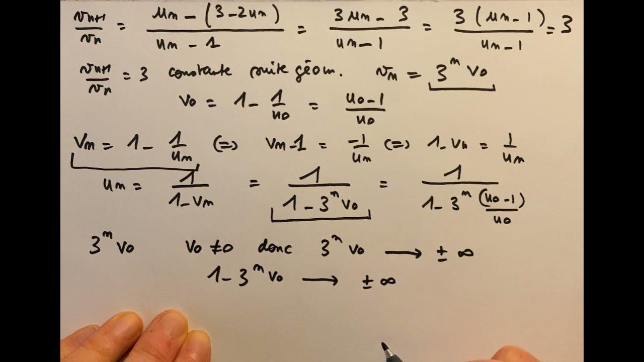 L1 Suites et récurrence : étude d’une suite récurrente grâce à une ...