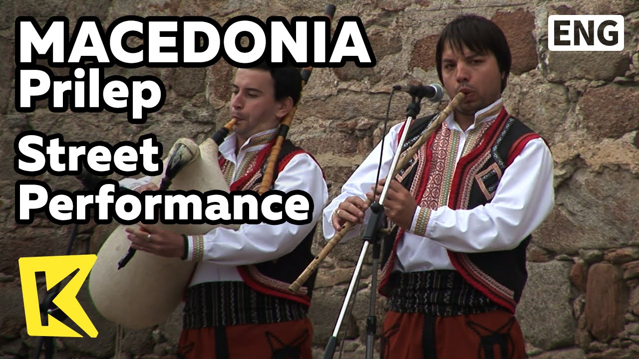 【K】Macedonia Travel-Skopje[마케도니아 여행-프릴레프]거리 공연, 전통 악기 연주/Street ...
