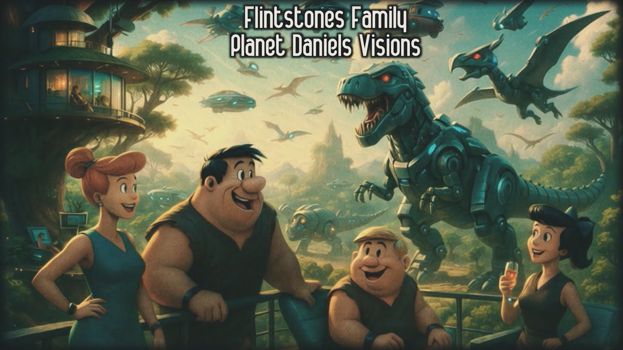 Flintstone Family Planet Daniels Visions #media #entertainmentnews # ...