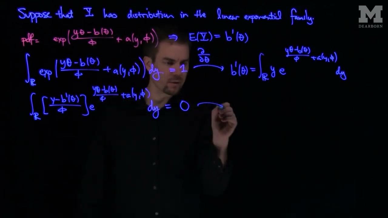 The Linear Exponential Family: The Variance - YouTube