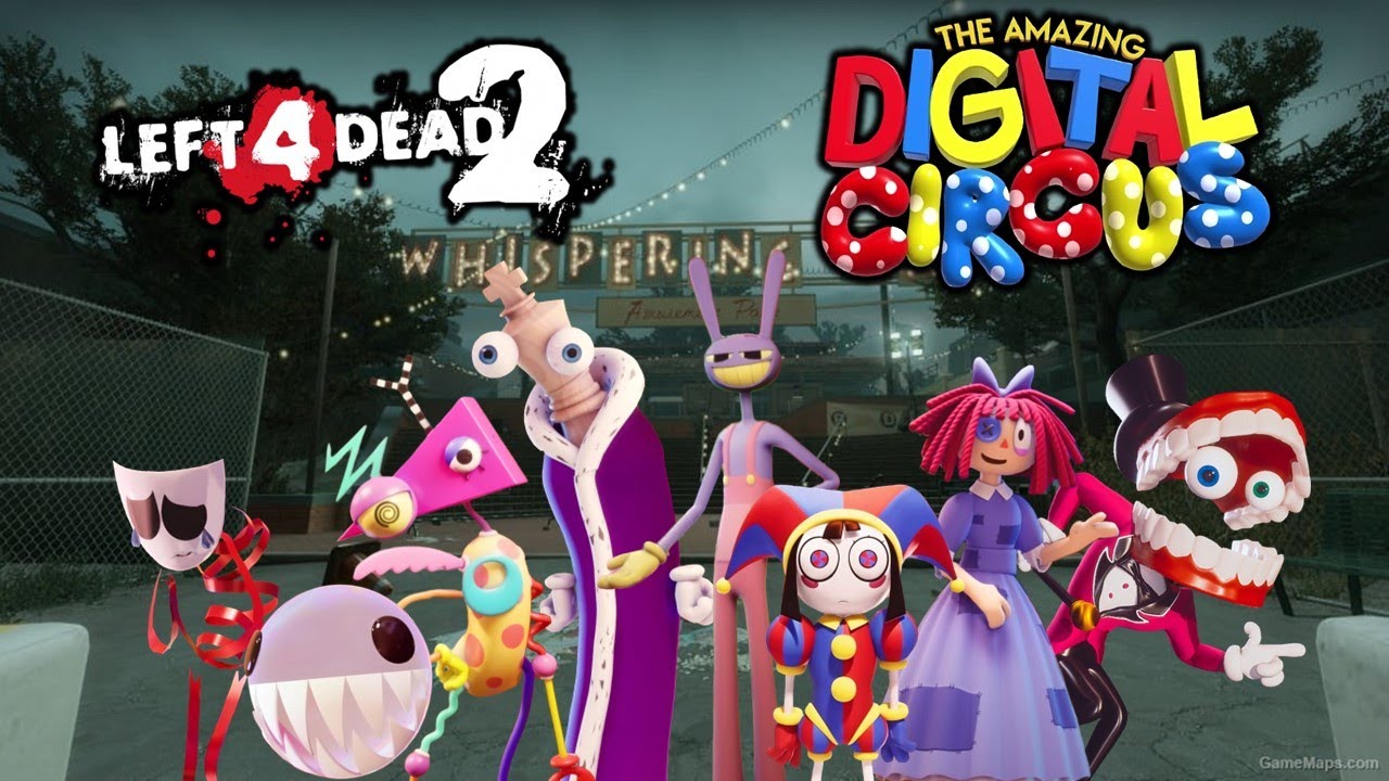 Left 4 Dead 2 Crossover The Amazing Digital Circus - YouTube