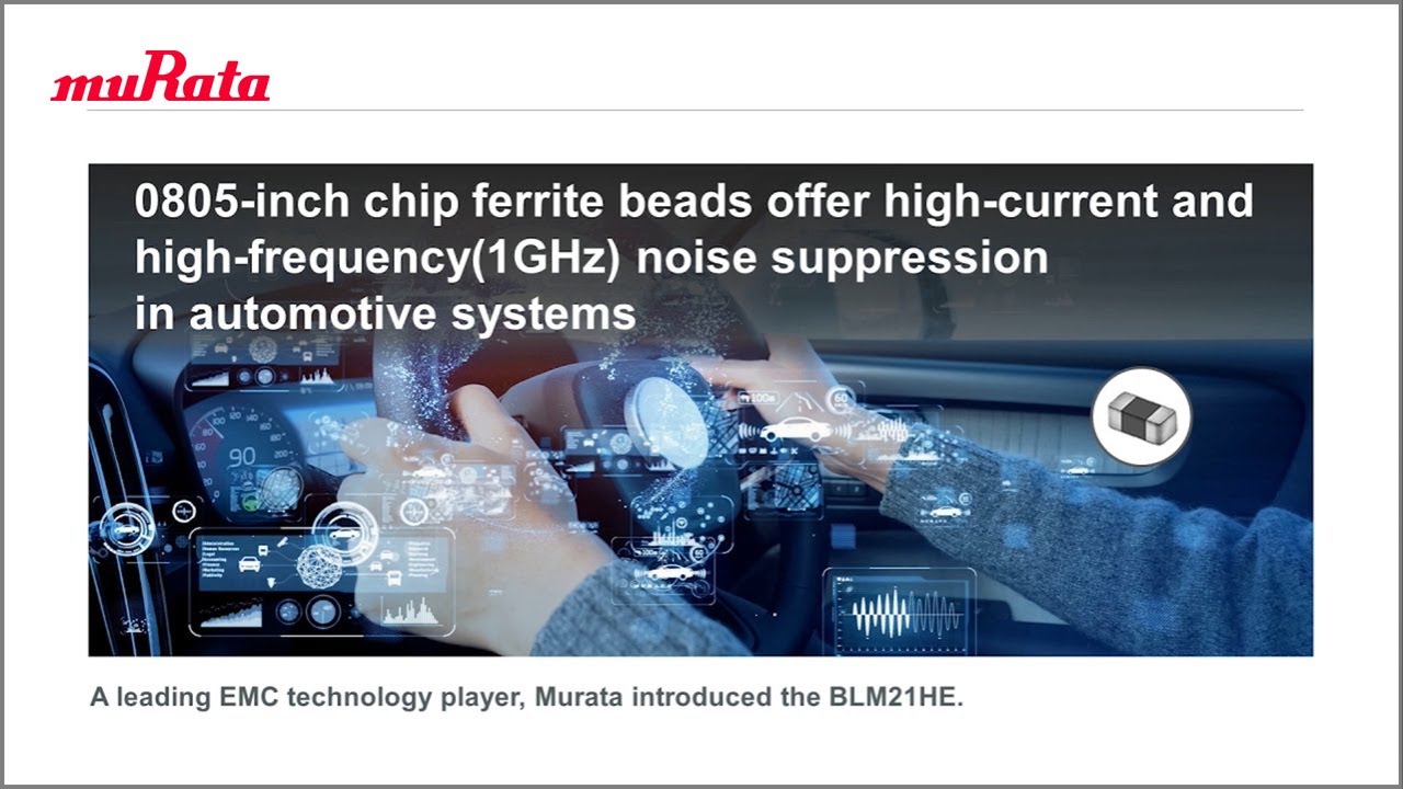 Wide Band Ferrite Bead EMI Filter, 0805 inch | BLM21HE series | Murata ...
