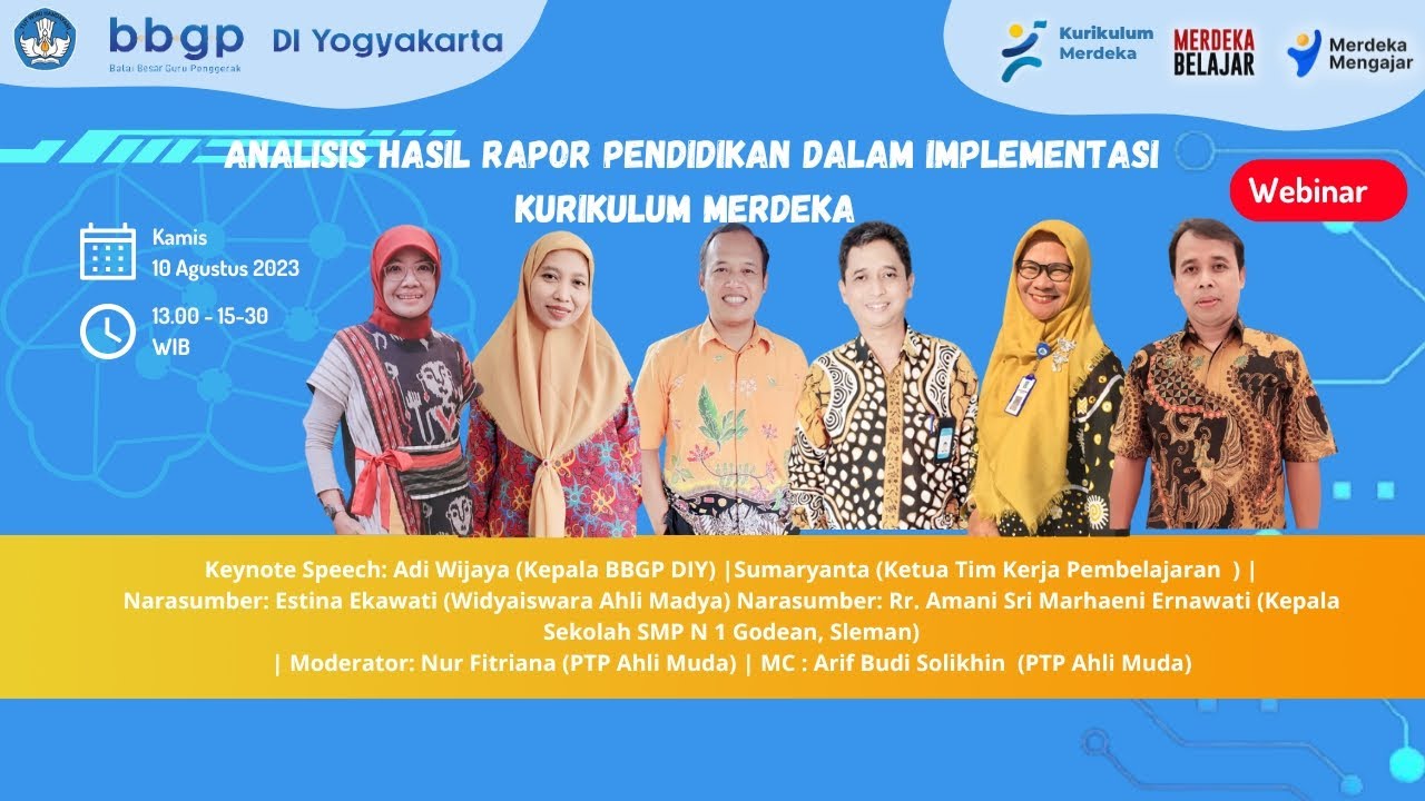 Webinar IKM : Analisis Hasil Rapor Pendidikan dalam Implementasi ...