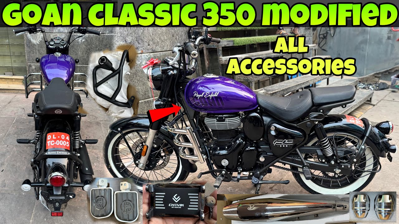 Royal enfield goan classic 350 modified | Goan 350 accessories | Goan ...
