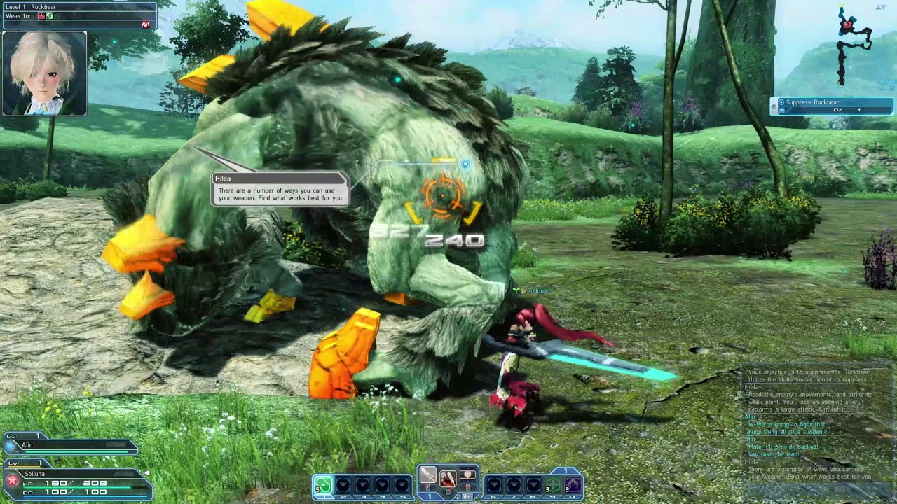 PSO2 NA - Rockbear, been a long time - YouTube