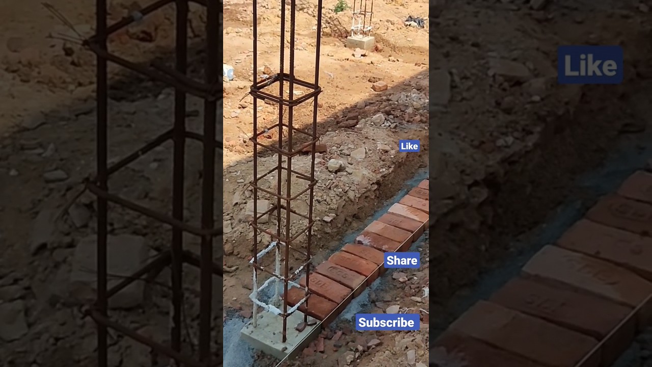 Plinth Beam Rcc Concrete/ Before single line Brick Laying work/Benefits ...