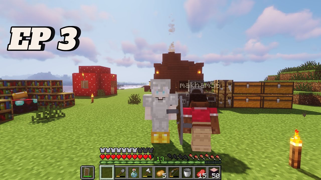 Minecraft EP 3 หวนคืนสู่วานร - YouTube