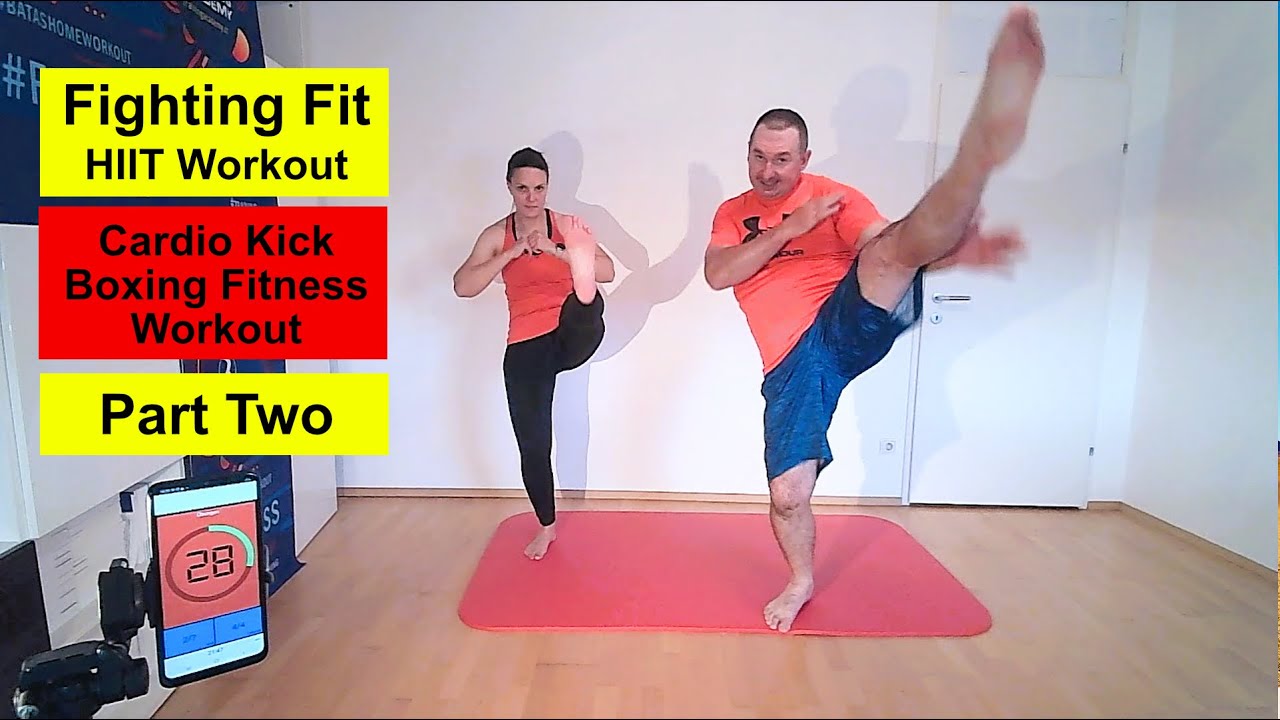 CARDIO KICK BOXING - Full Body Fighting Fit Workout 2 #fightingfit # ...