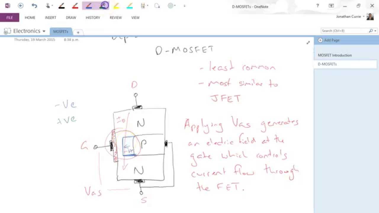 MOSFETs: Depletion-Mode (D-MOSFET) Devices - YouTube