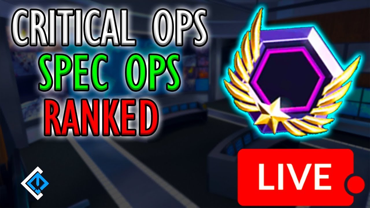 Critical Ops Ranked - New Knives! Spec Ops Livestream - YouTube
