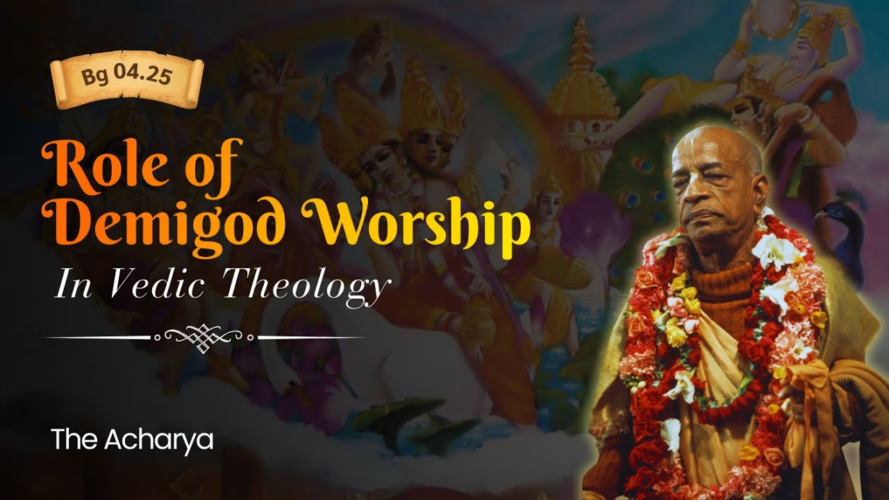 Role of Demigod Worship in Vedic Theology | BG 4.25 | | Mumbai, India ...