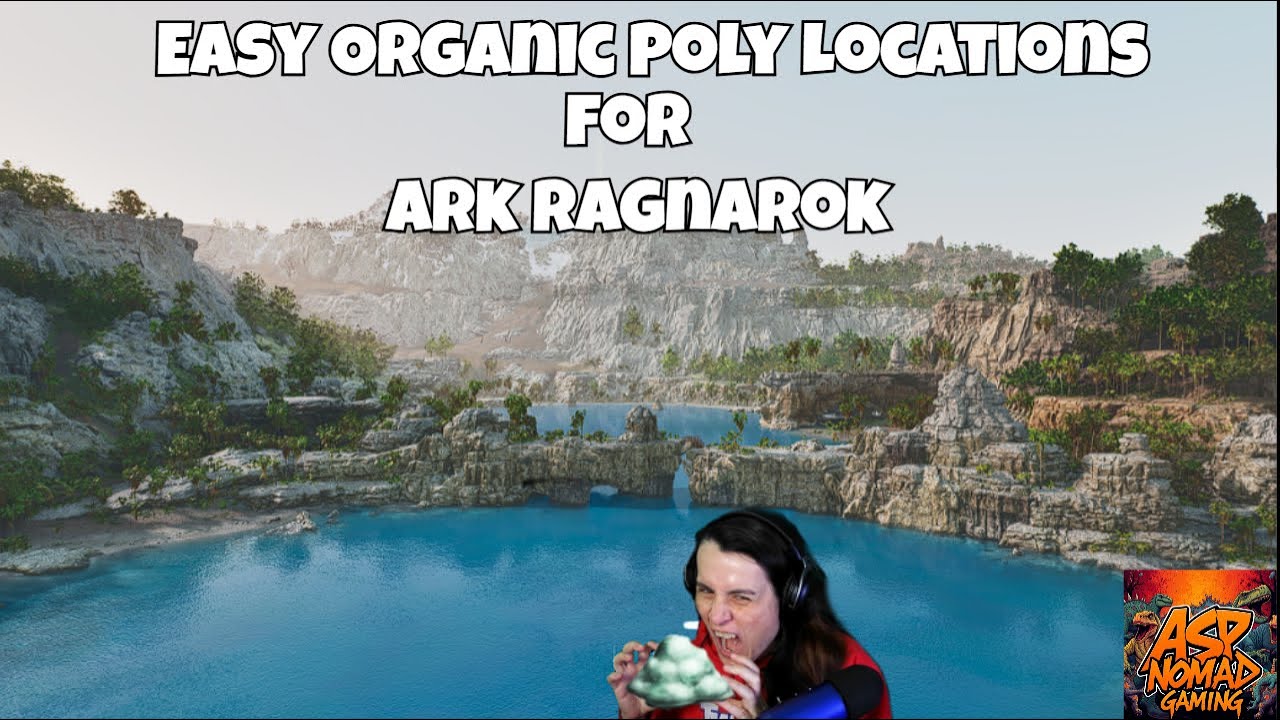 Ark Ragnarok Easy Organic Polymer Locations!! - YouTube