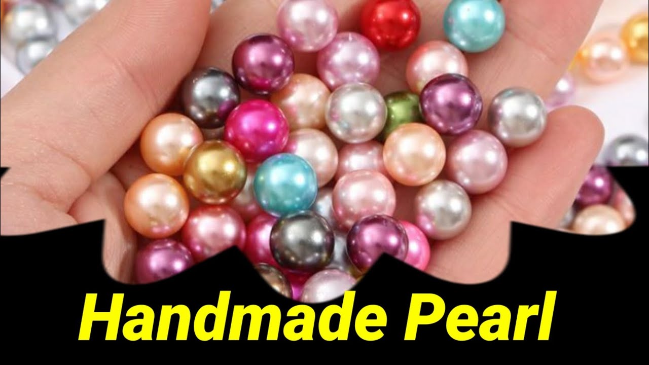 DIY Homemade pearl | How to make Pearl at home | easy craft for school ...