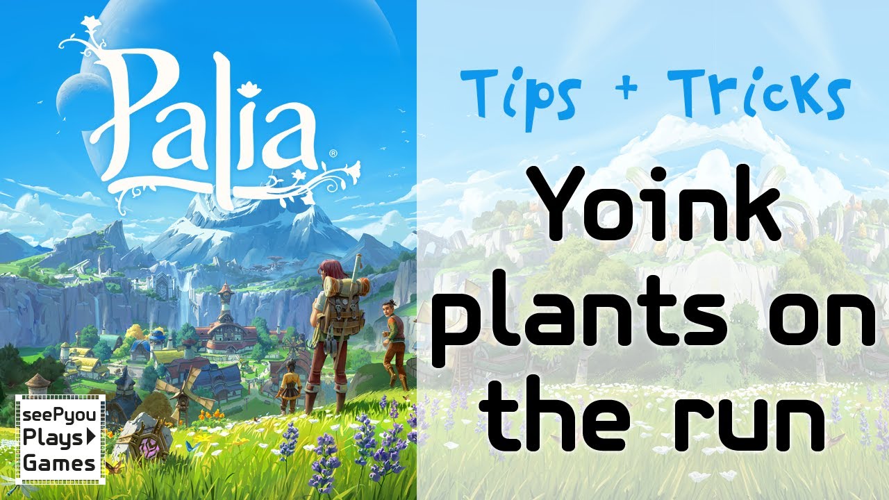 You can pick up lillies and garlic without stopping in Palia - YouTube