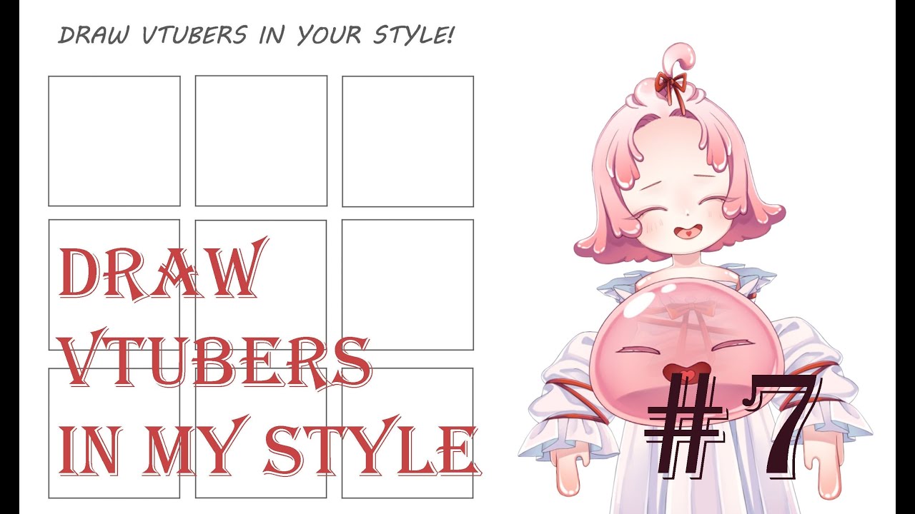 [Drawing] Drawing Vtubers in my art style! Part 7! #Vtuber #EnVtuber ...