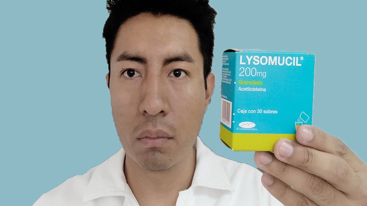 Lysomucil el mejor expulsador de flemas | Acetilcisteína Efervecente ...
