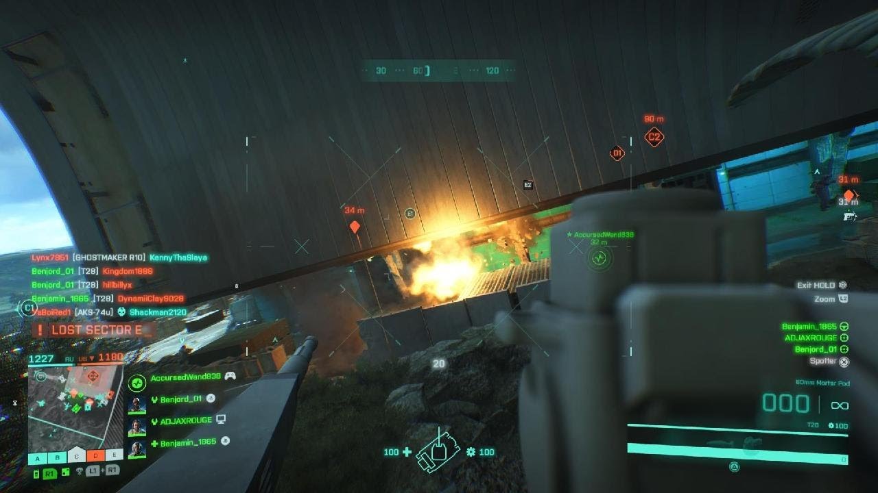 BF2042 Mortar Pod T28 Main Battle Tank Squad - 128 Player Spearhead ...