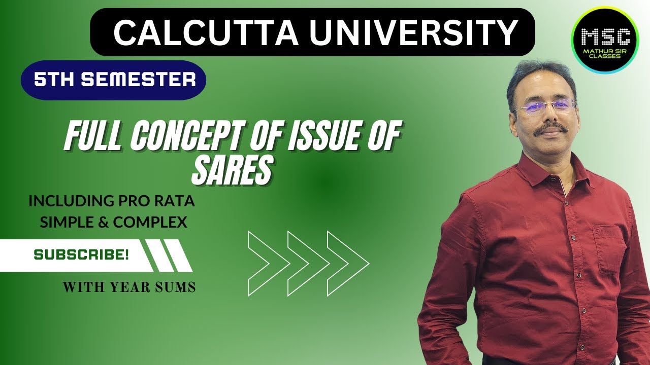 Full Concept of Issue of Shares Pro rata Issue Simple & Complex Pro ...