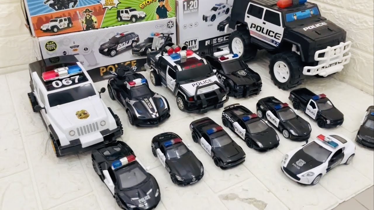 Mobil Mobilan Polisi, Police Car Toys, Mainan Mobil Polisi Bruder - YouTube