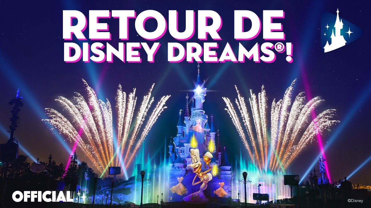 Retour du spectacle Disney Dreams! - YouTube