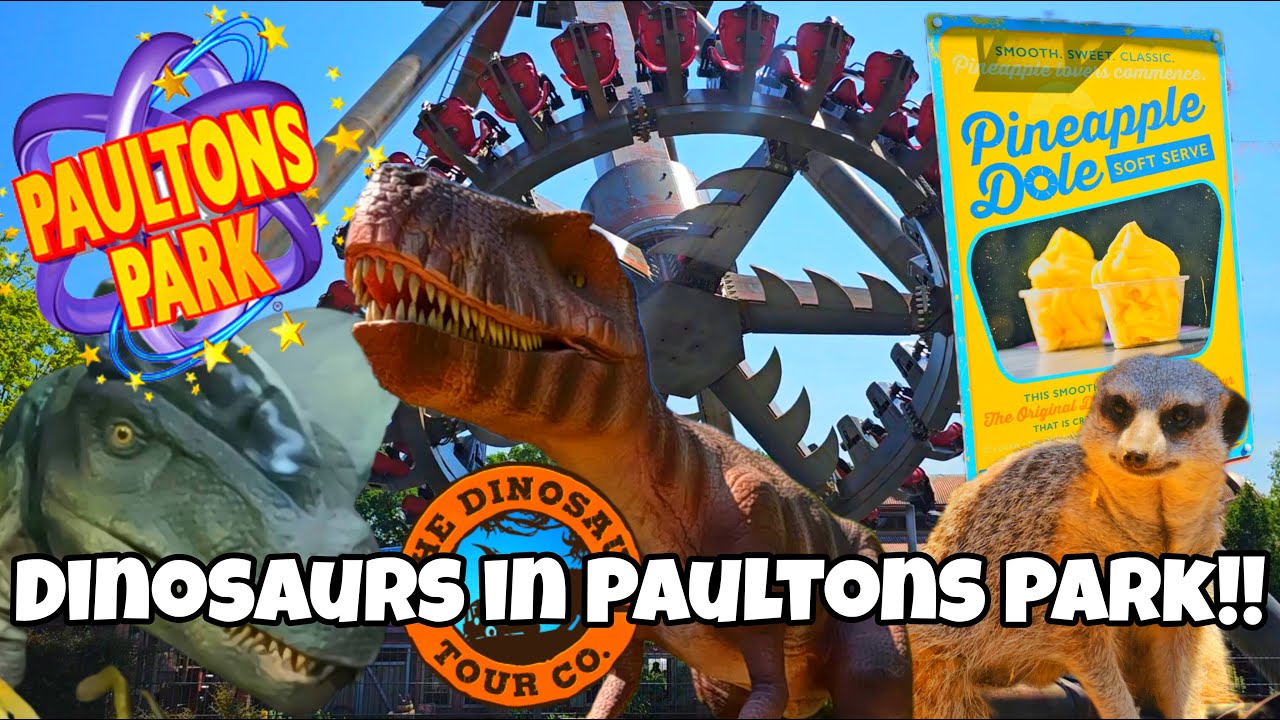 Paultons Park ADVENTURE with DINOSAURS, a Sweet Dole Whip Surprise ...