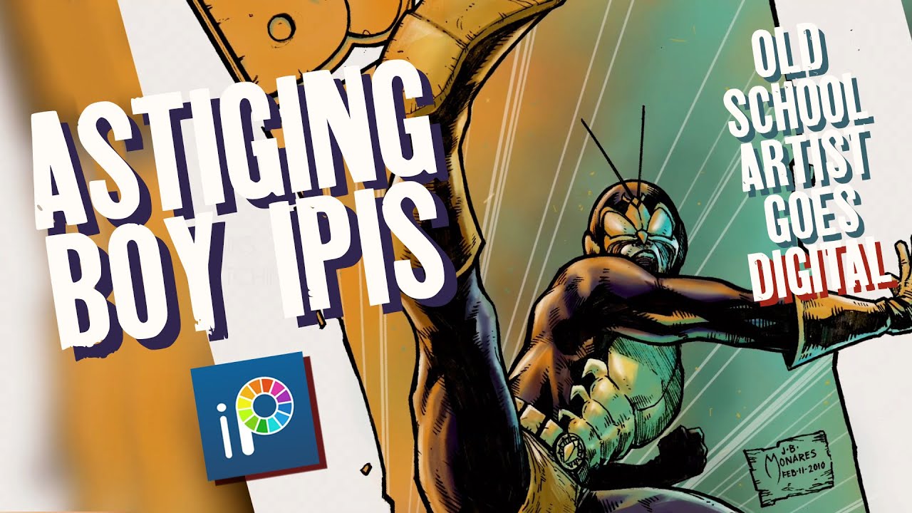 PENCIL ARTIST GOES DIGITAL | BOY IPIS in color | How to Color - YouTube