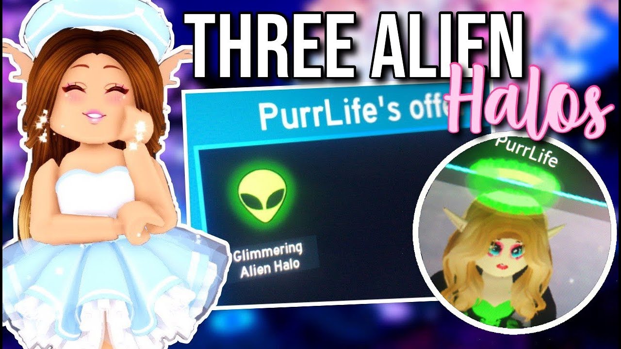 THERE ARE 3 ALIEN HALOS *OMG*| Roblox Royale High - YouTube