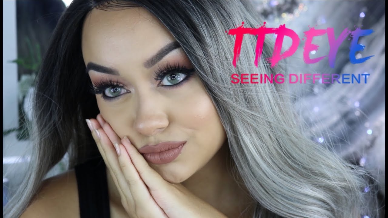 TTDEYE Colored Contacts Try-On(3 pairs) - YouTube