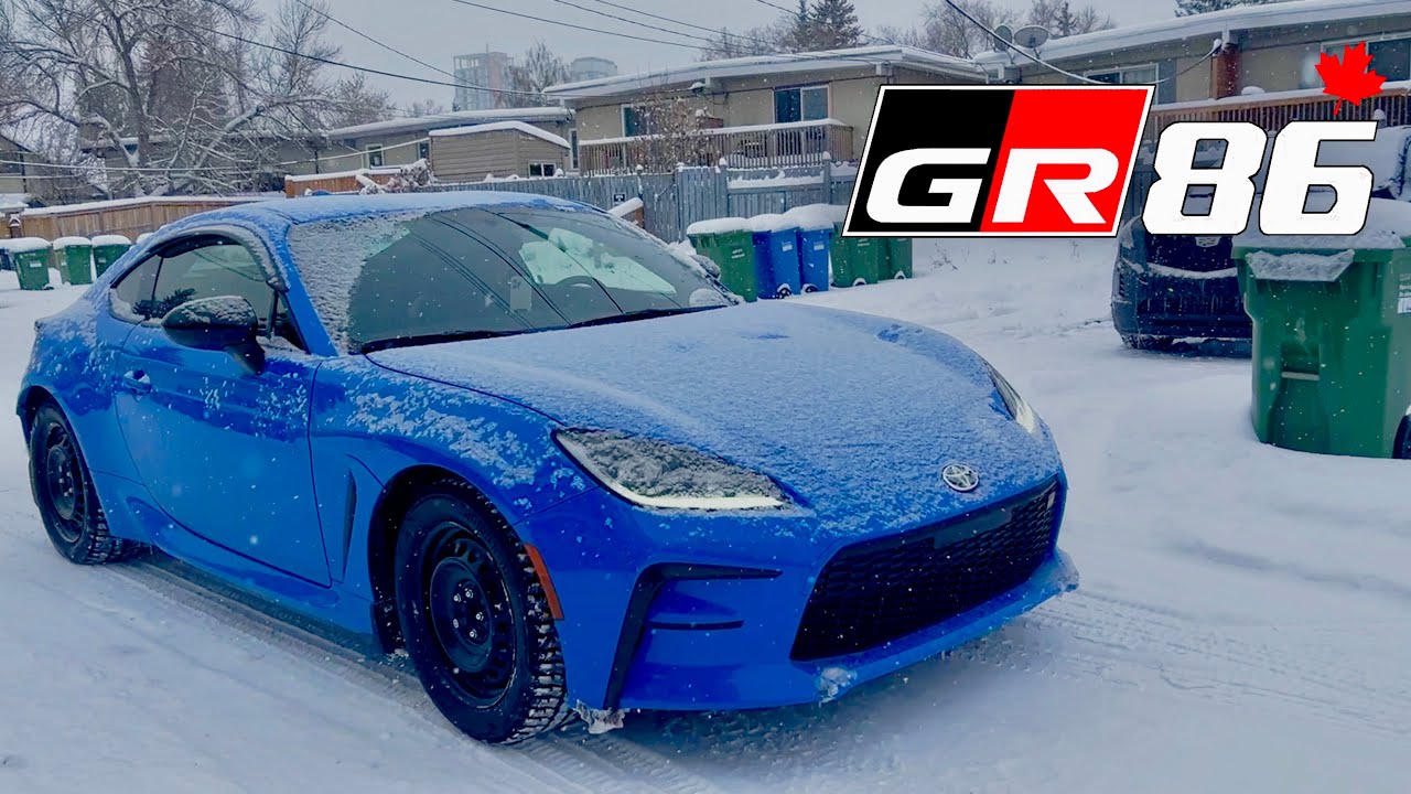 GR86 Canada No.136 Downtown Calgary Driving in the Snow - YouTube