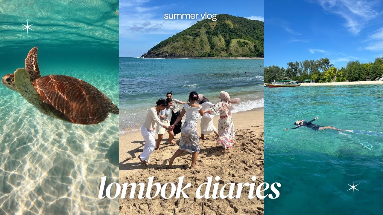 Lombok Summer Vlog | 3D2N Exploring the island of Lombok and Gili ...