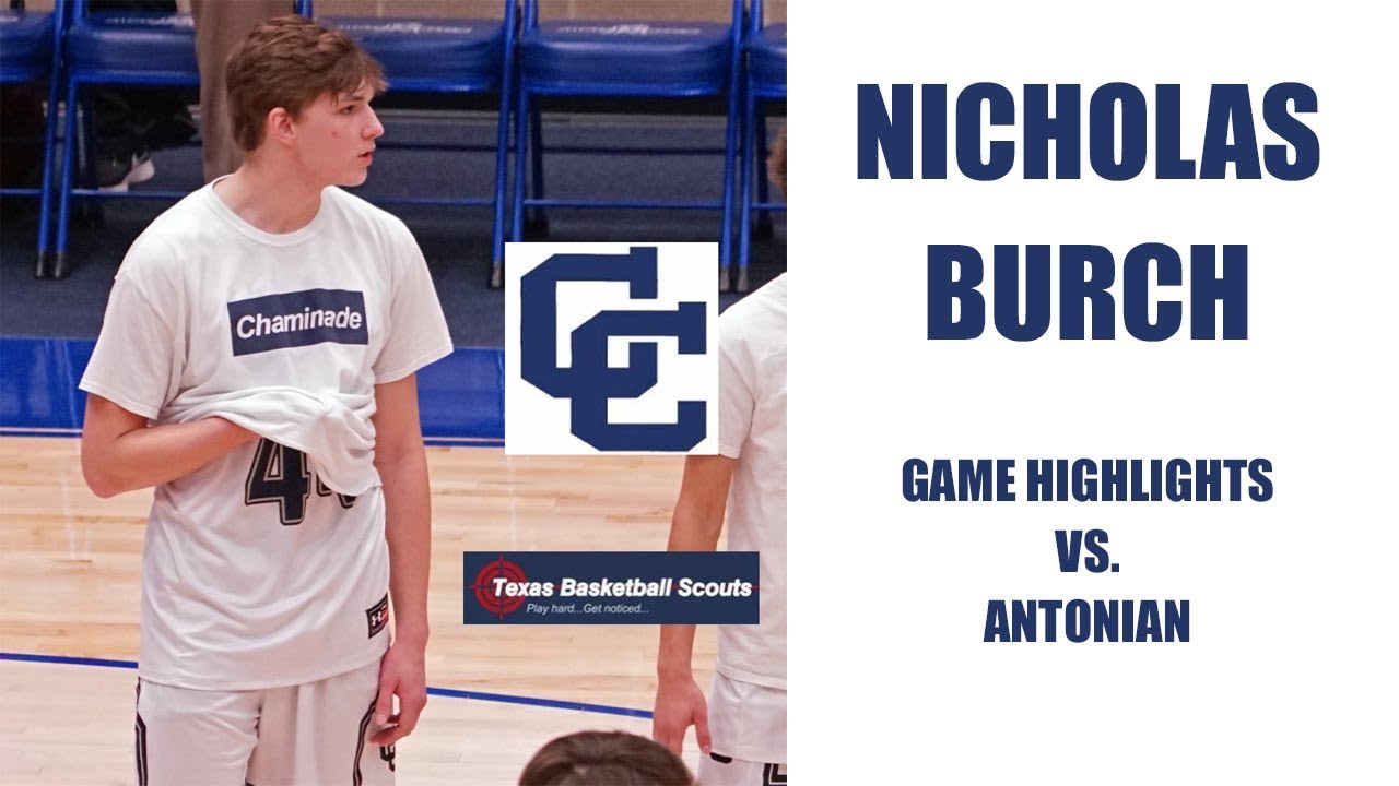 Nicholas Burch: Varsity Basketball Highlights vs. Antonian (2/9/2019 ...