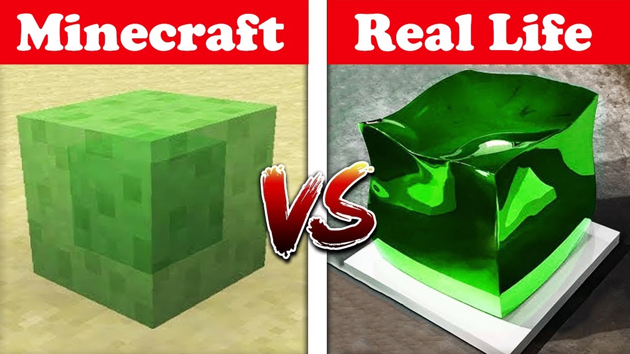 Realistic minecraft | Realistic water | lava | Slime block - YouTube
