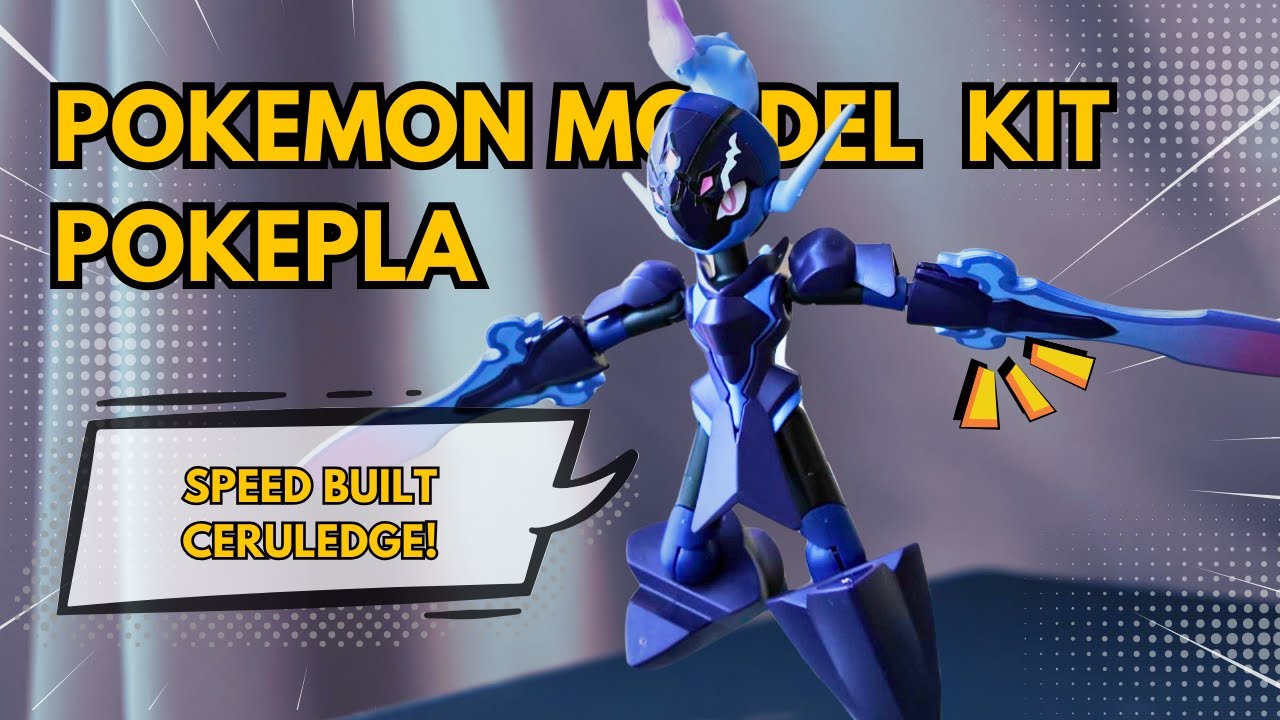 I Built the POKEMON Ceruledge 🔥 Bandai Namco Model Kit! Speed Built ...