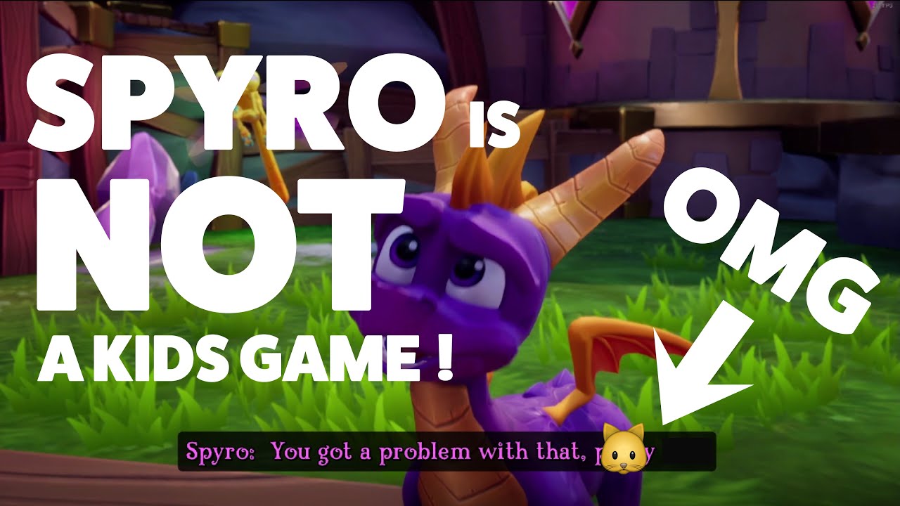 Can't believe SPYRO said this word! - YouTube