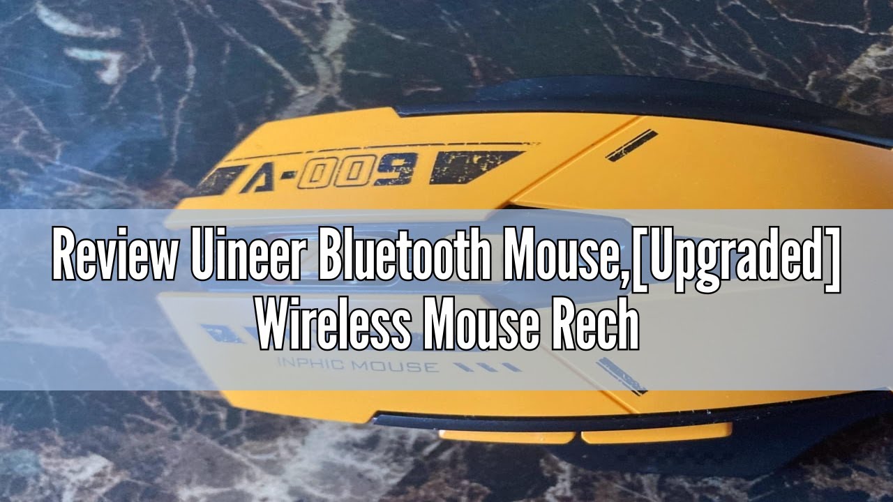 Review Uineer Bluetooth Mouse,[Upgraded] Wireless Mouse Rechargeable ...
