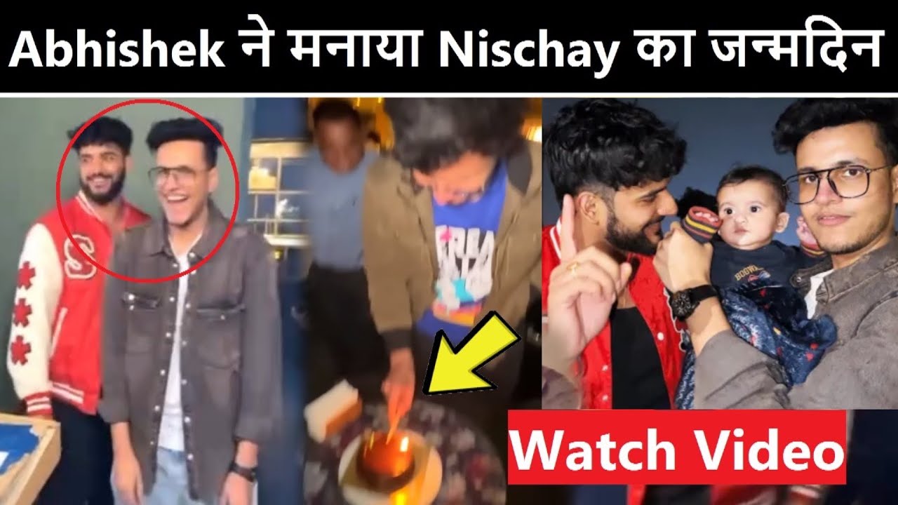 Abhishek CELEBRATING Brother Nischay Malhan's Birthday in Delhi | Triggered Insaan Birthday ...