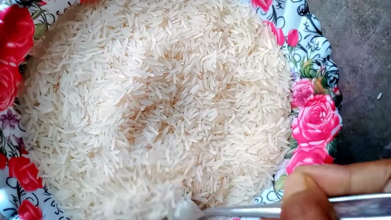 |5| Real Basmati Rice||Raw Rice Eating||Amazing Sound - YouTube