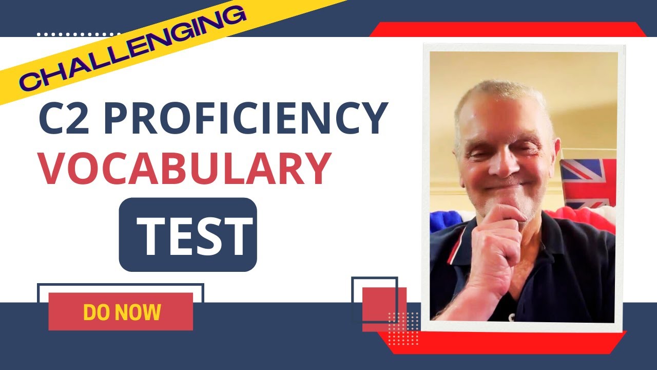 C2 Proficiency Vocabulary Test Only the BEST Will Pass! - YouTube