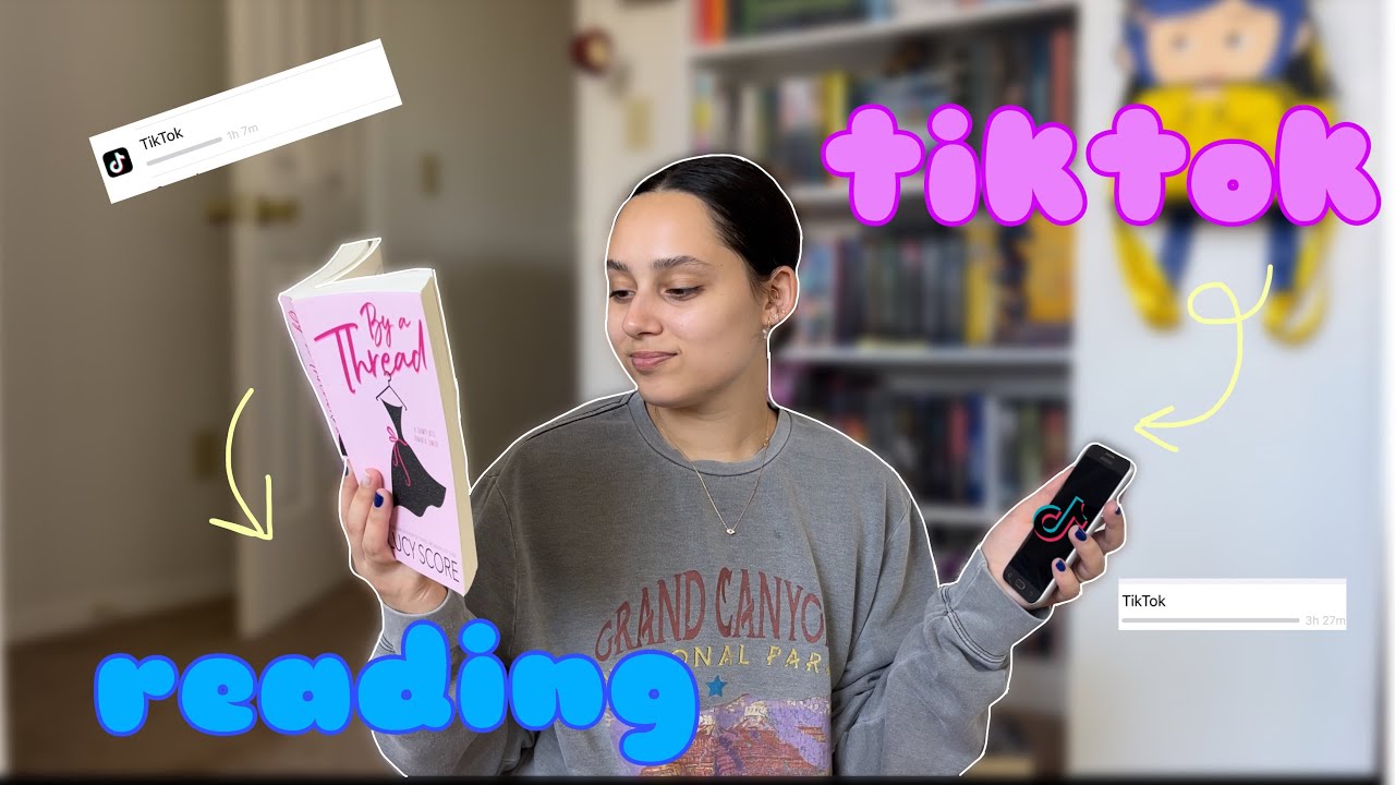 swapping my tiktok screen time with reading… - YouTube