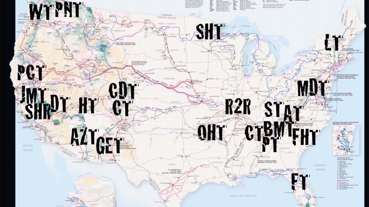 AT, PCT, CDT etc & 2018 Plans - YouTube