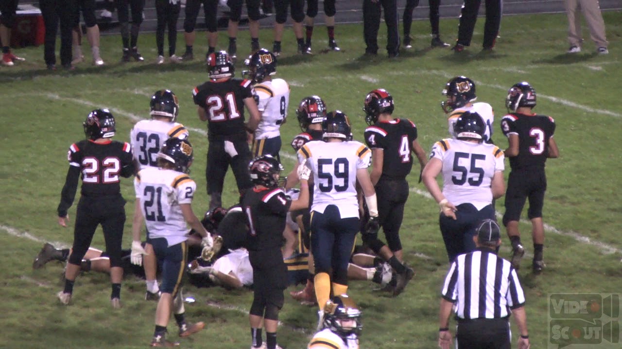 21 Kyle Holt RB/MLB CT 2019 vs Woodstock - YouTube